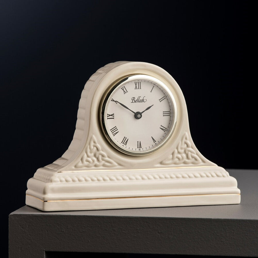 Belleek Classic Celtic Mantel Clock – Belleek Pottery